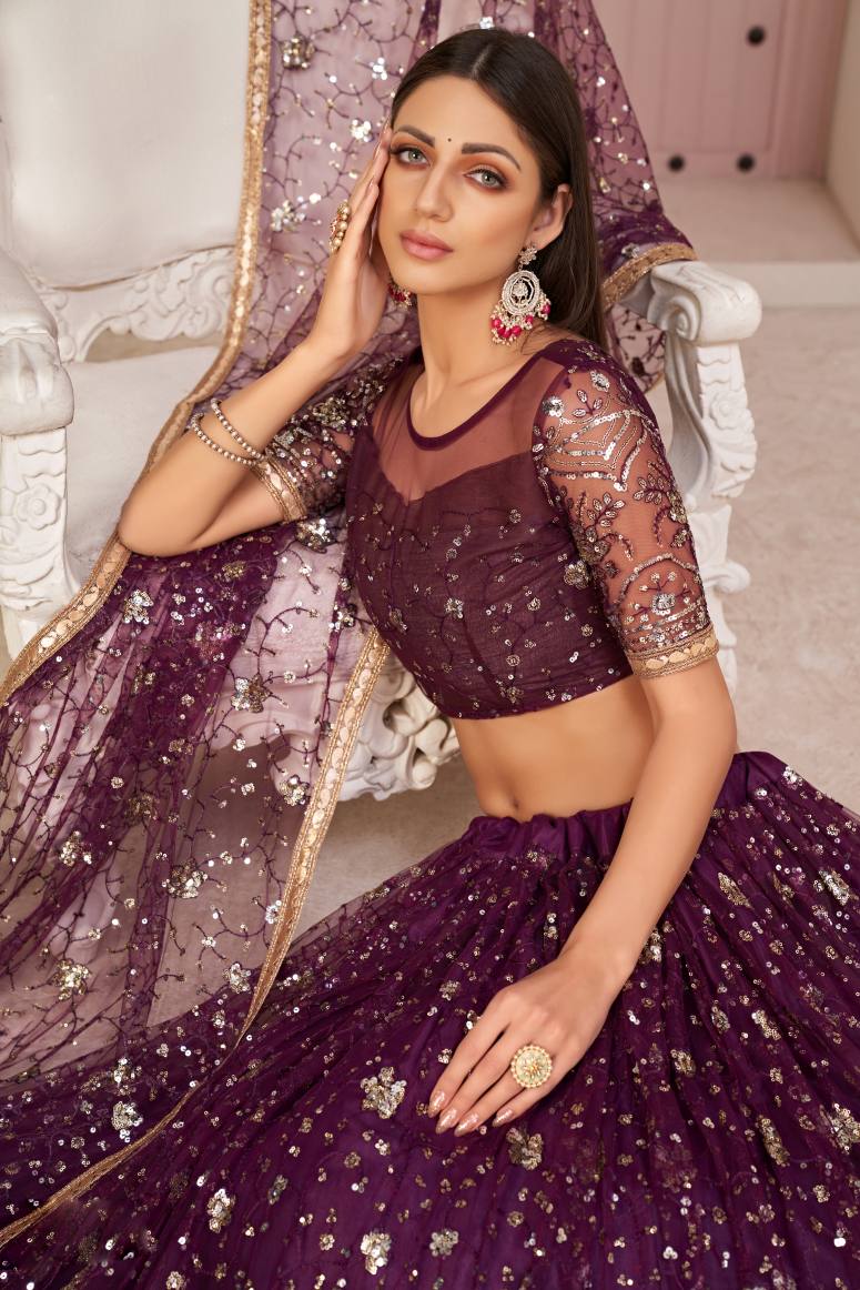 Latest Semi Stitched Lehenga Choli With Dupatta. – Sudarshansarees
