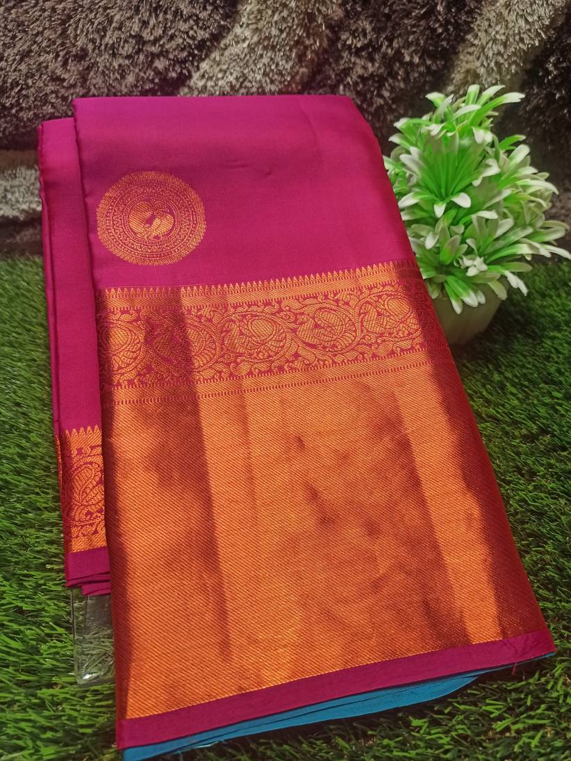 Pure Kanchipuram Silk Saree. – Sudarshansarees