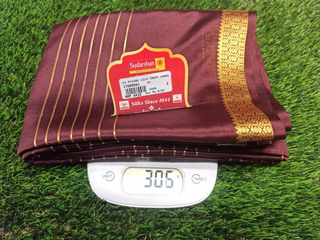 Pure Mysore Silk Saree (60 Grams ) – Sudarshansarees
