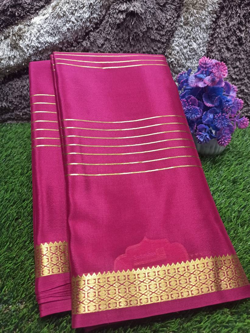 Pure Mysore Silk Saree (60 Grams ) – Sudarshansarees