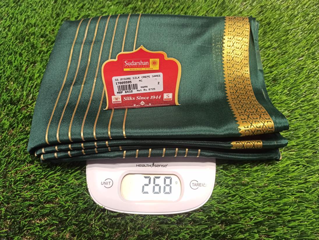 Pure Mysore Silk Saree (60 Grams ) – Sudarshansarees