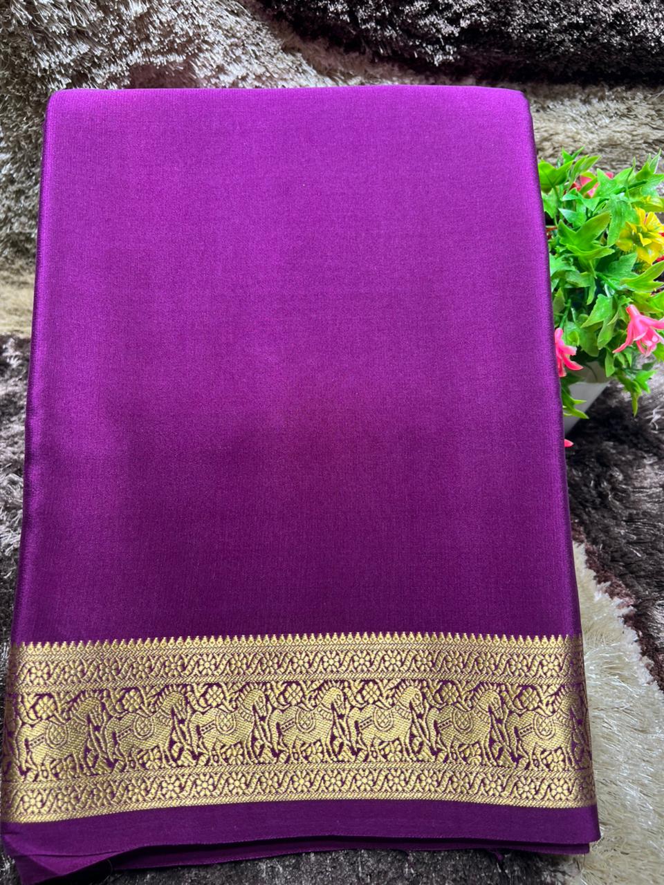 Pure Mysore Silk Saree. – Sudarshansarees