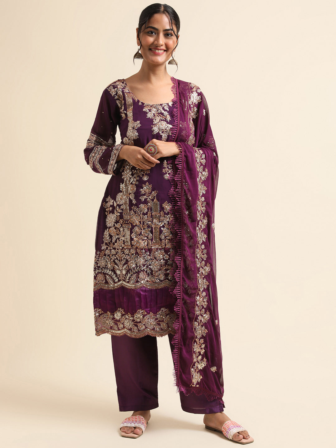 Ready Made Straight Cut Salwar Suits – Sudarshansarees